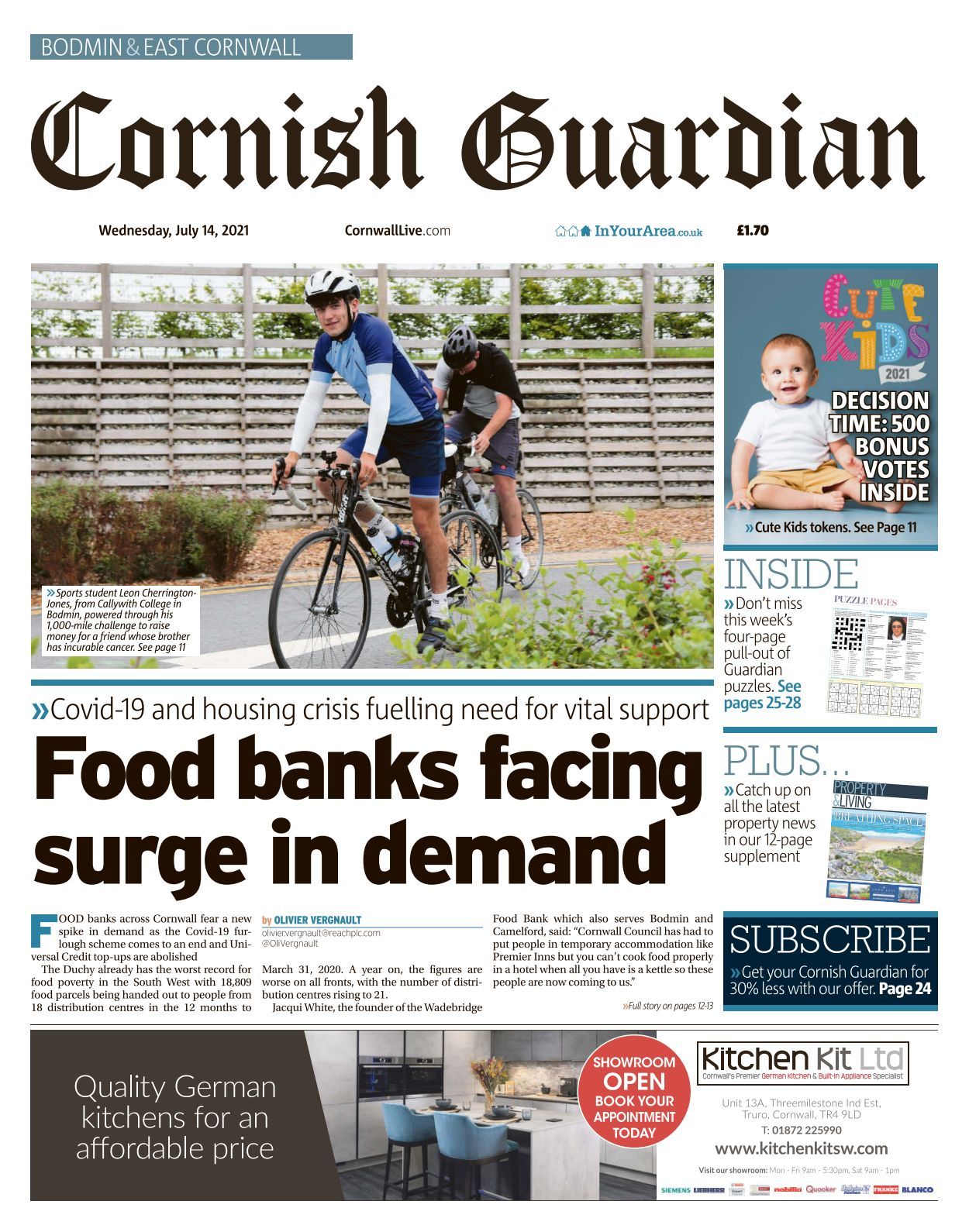 Cornish Guardian Bodmin - 2021-07-14