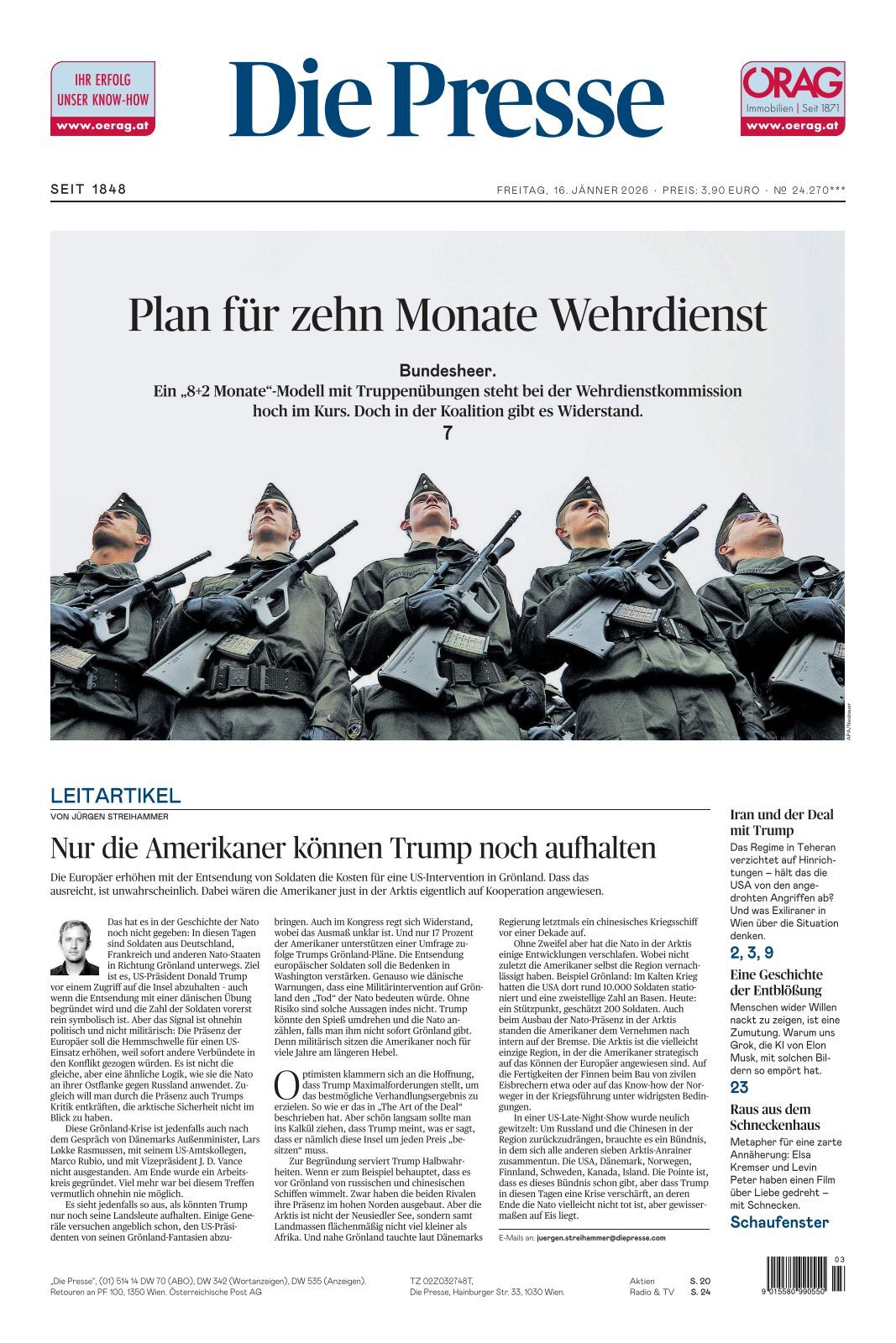 Die Presse - 2026-01-16