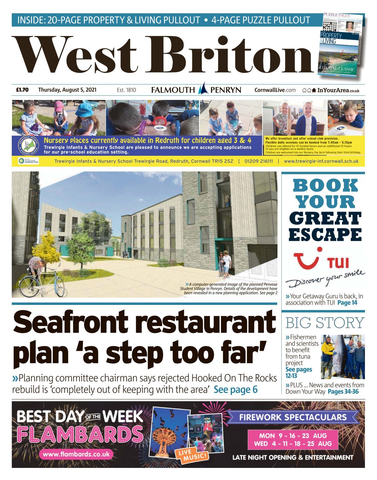West Briton Falmouth - 2021-08-05