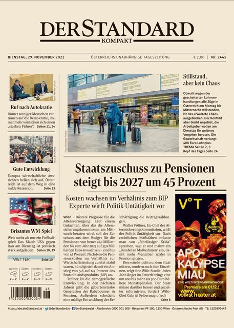 DER STANDARD Kompakt - 2022-11-29