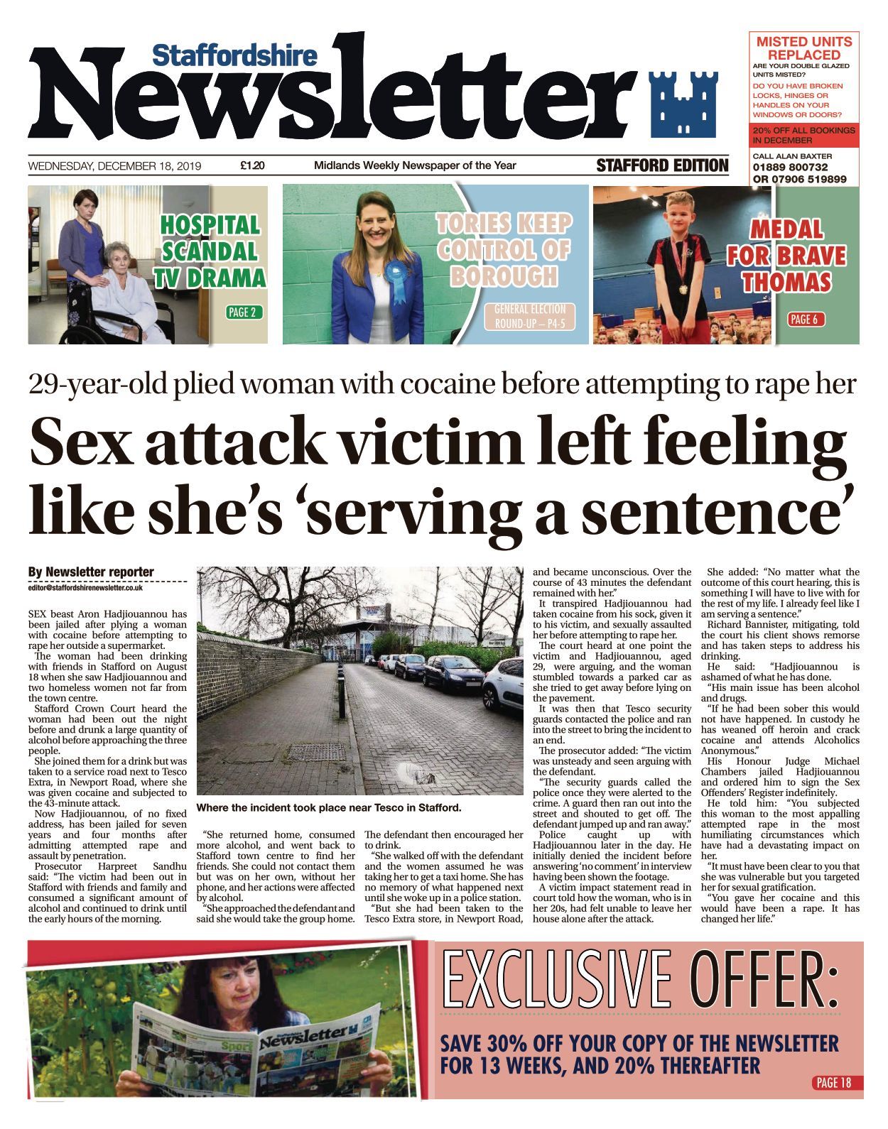 Staffordshire Newsletter - 2019-12-18