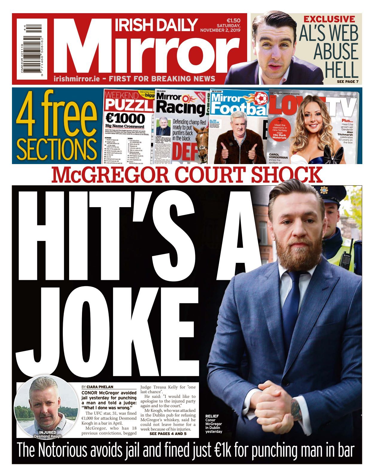 Irish Daily Mirror - 2019-11-02