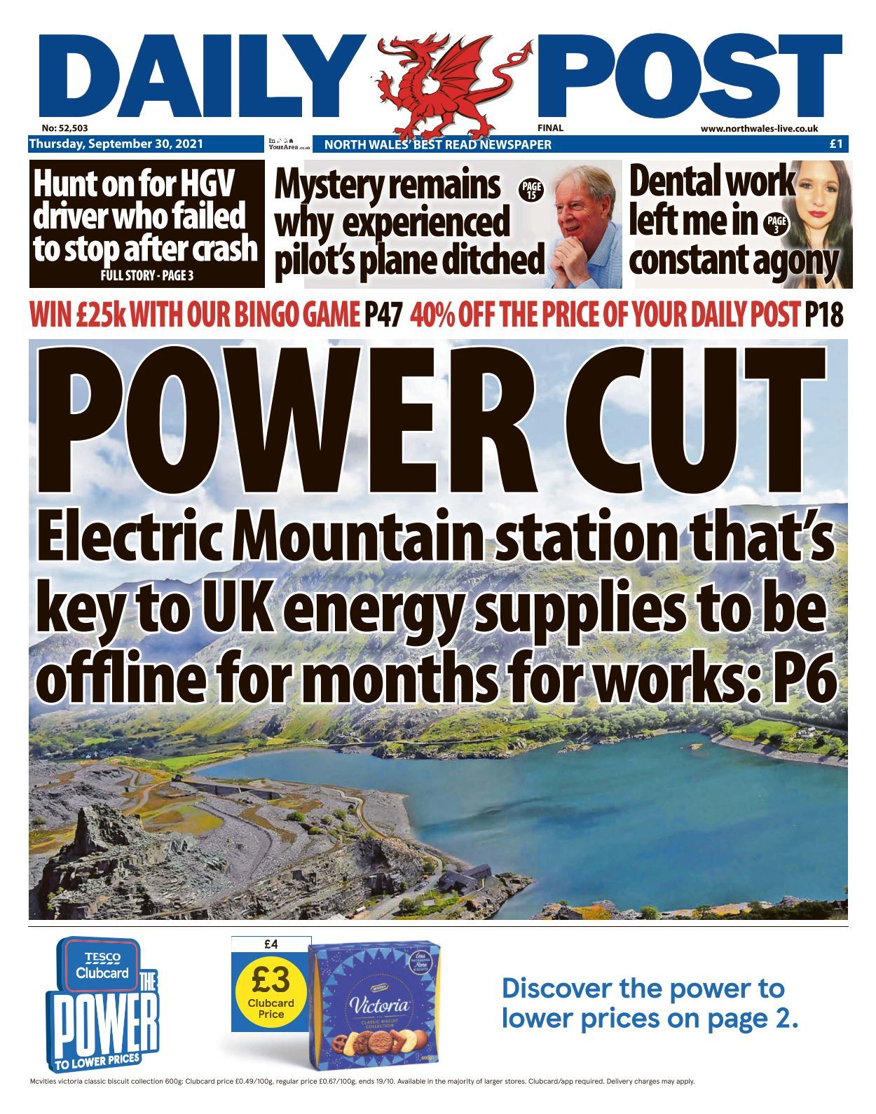 Daily Post Wales West - 2021-09-30