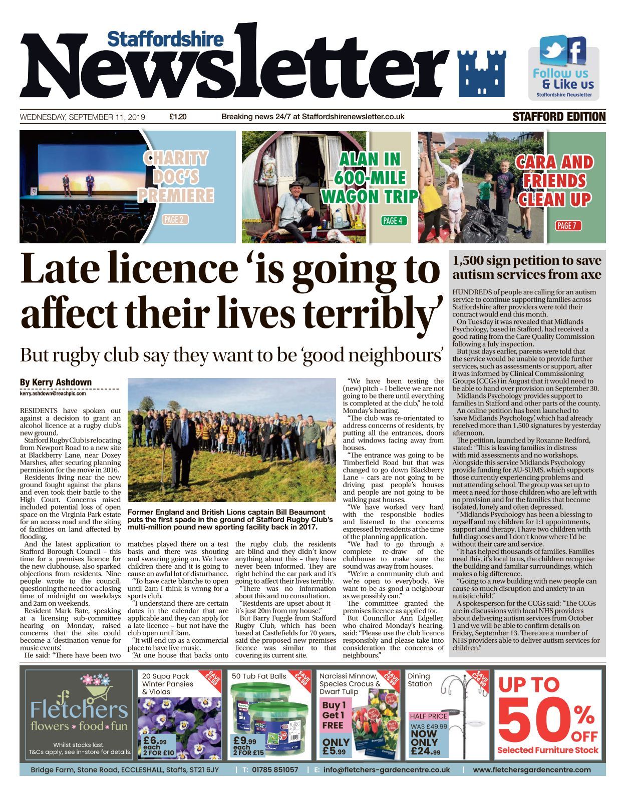Staffordshire Newsletter - 2019-09-11