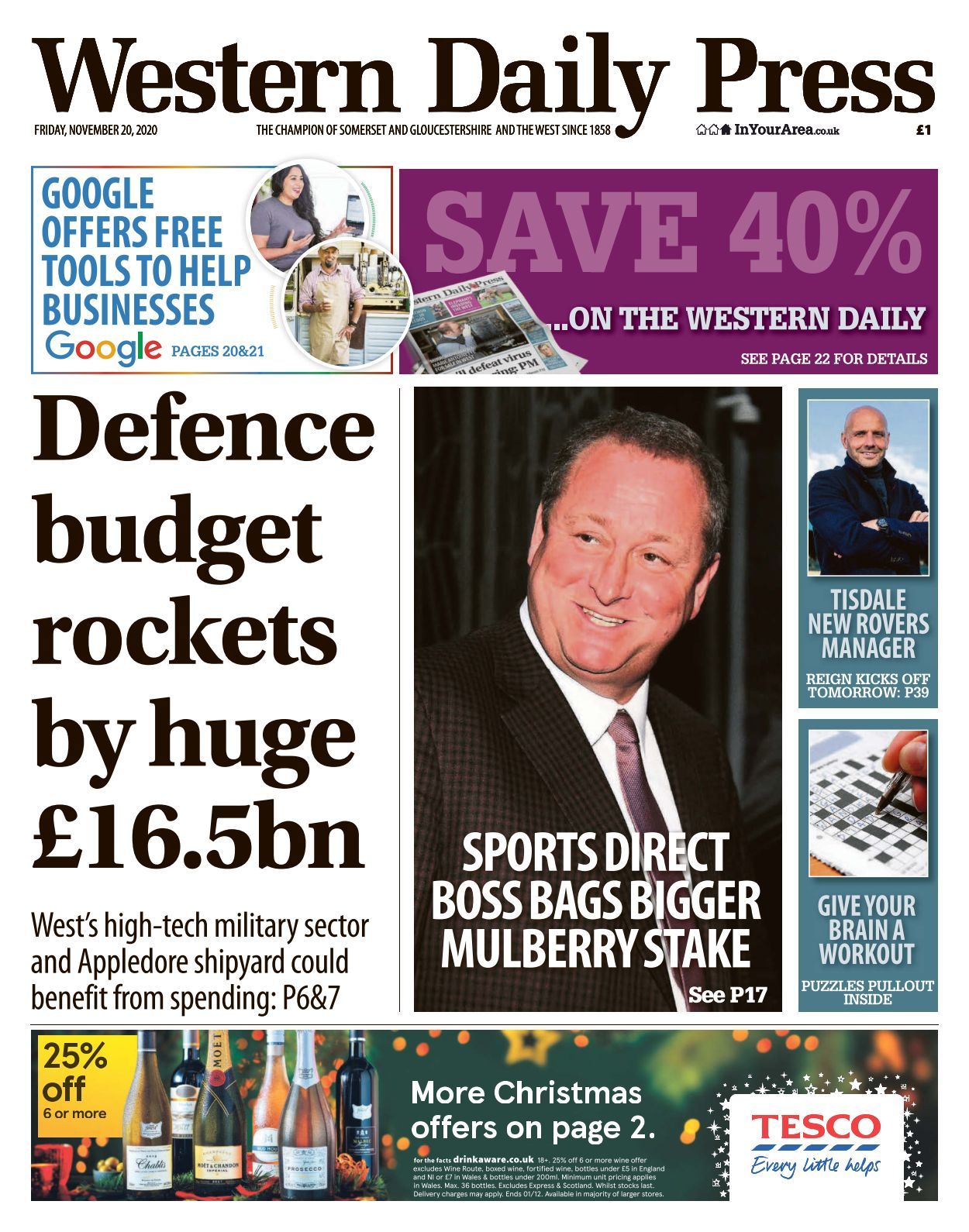 Western Daily Press - 2020-11-20