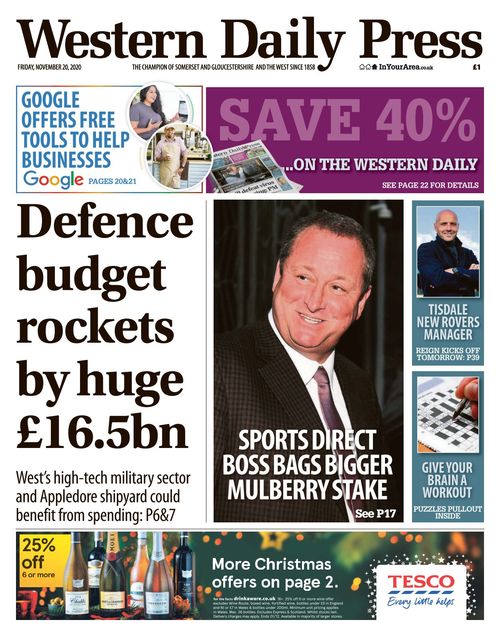 Western Daily Press - 2020-11-20