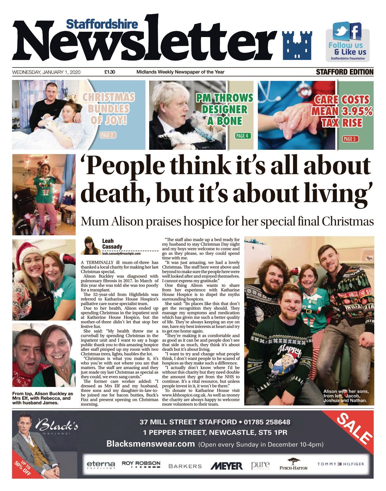 Staffordshire Newsletter - 2020-01-01
