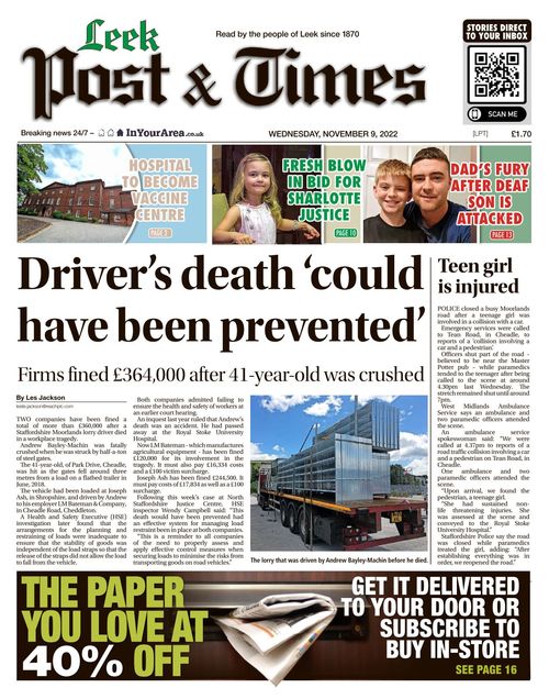 Leek Post And Times - 2022-11-09