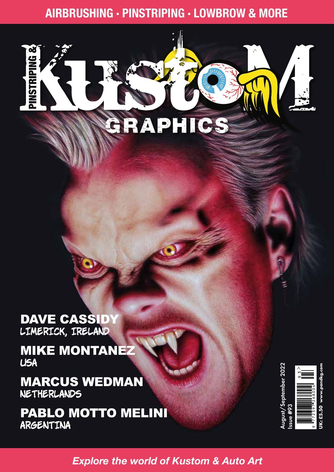 Pinstriping & Kustom Graphics Magazine - issue 93