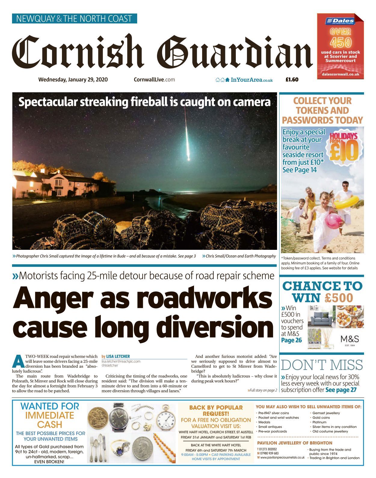 Cornish Guardian Newquay - 2020-01-29