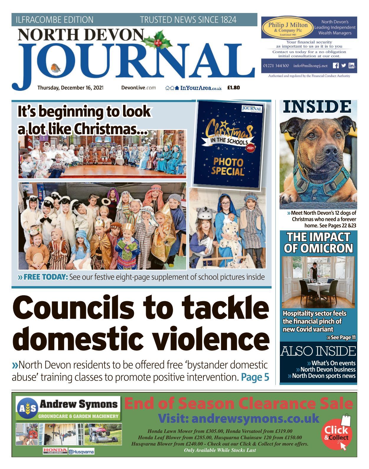 North Devon Journal Ilfracombe - 2021-12-16