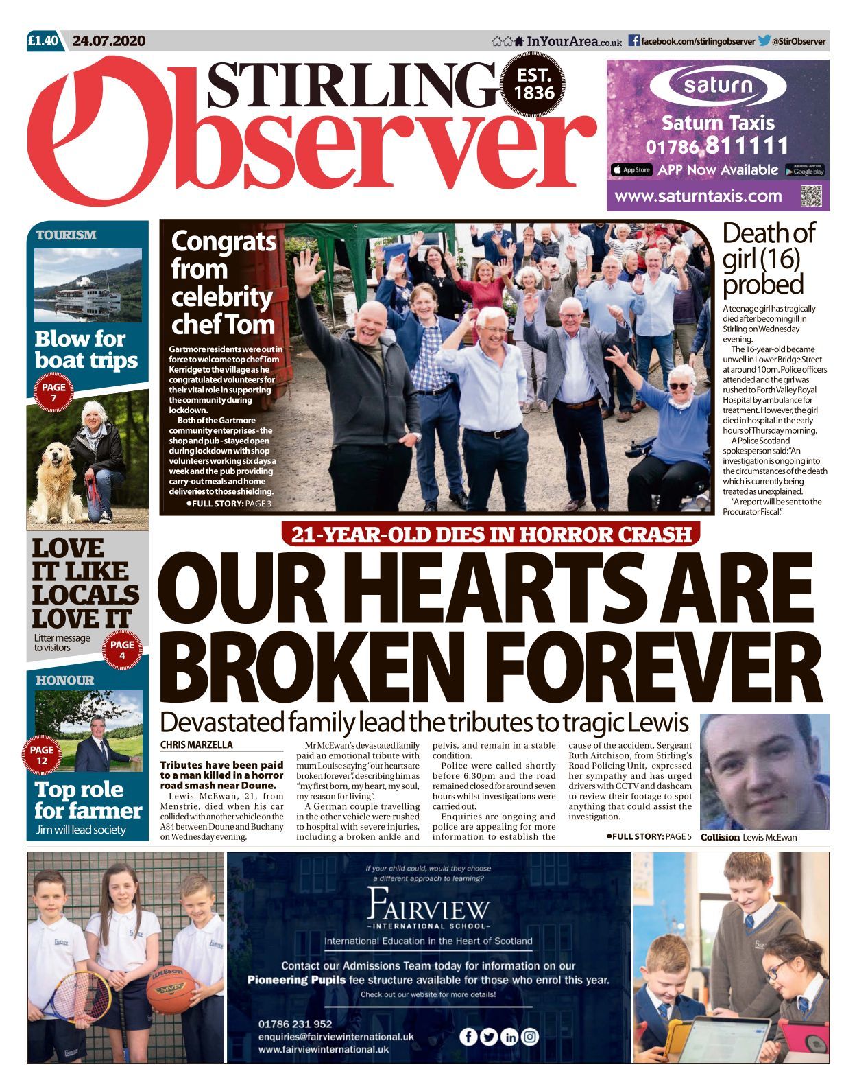 Stirling Observer - 2020-07-24