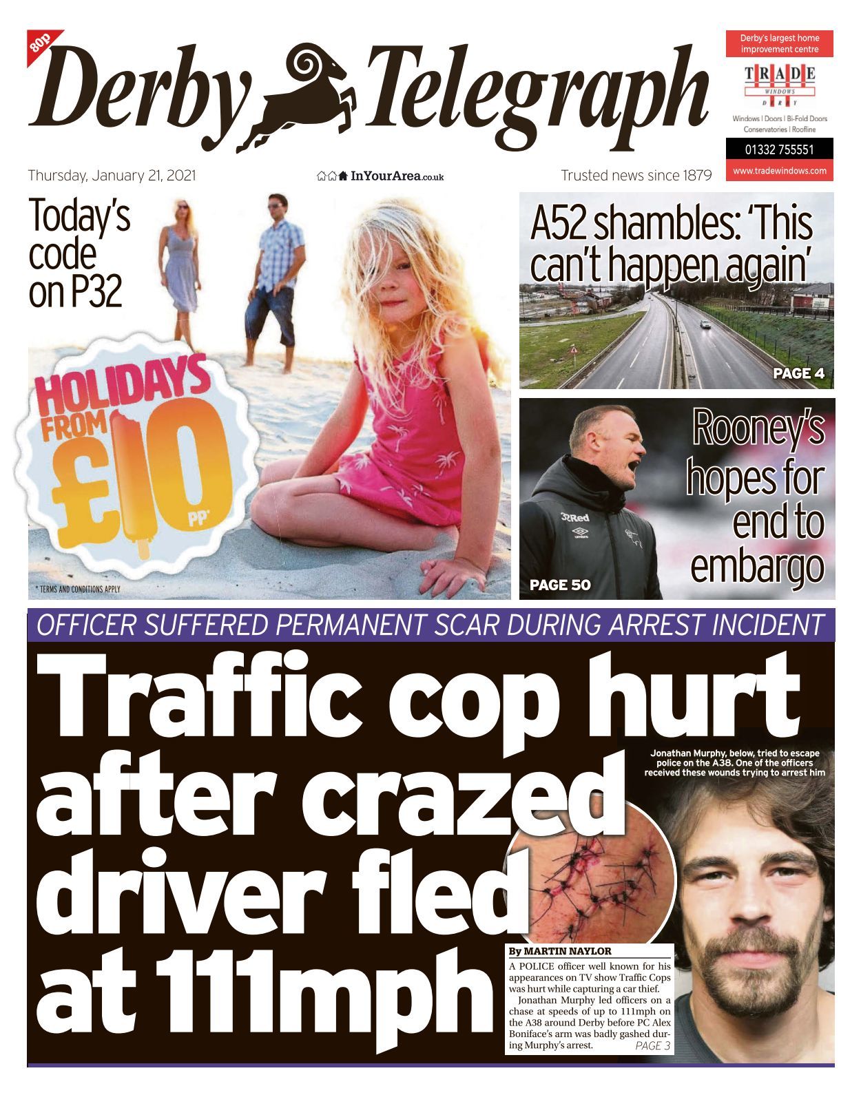 Derby Telegraph - 2021-01-21