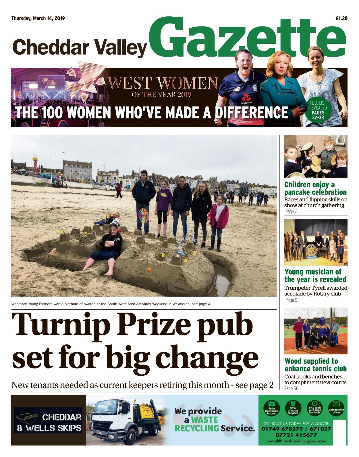 Cheddar Valley Gazette - 2019-03-14