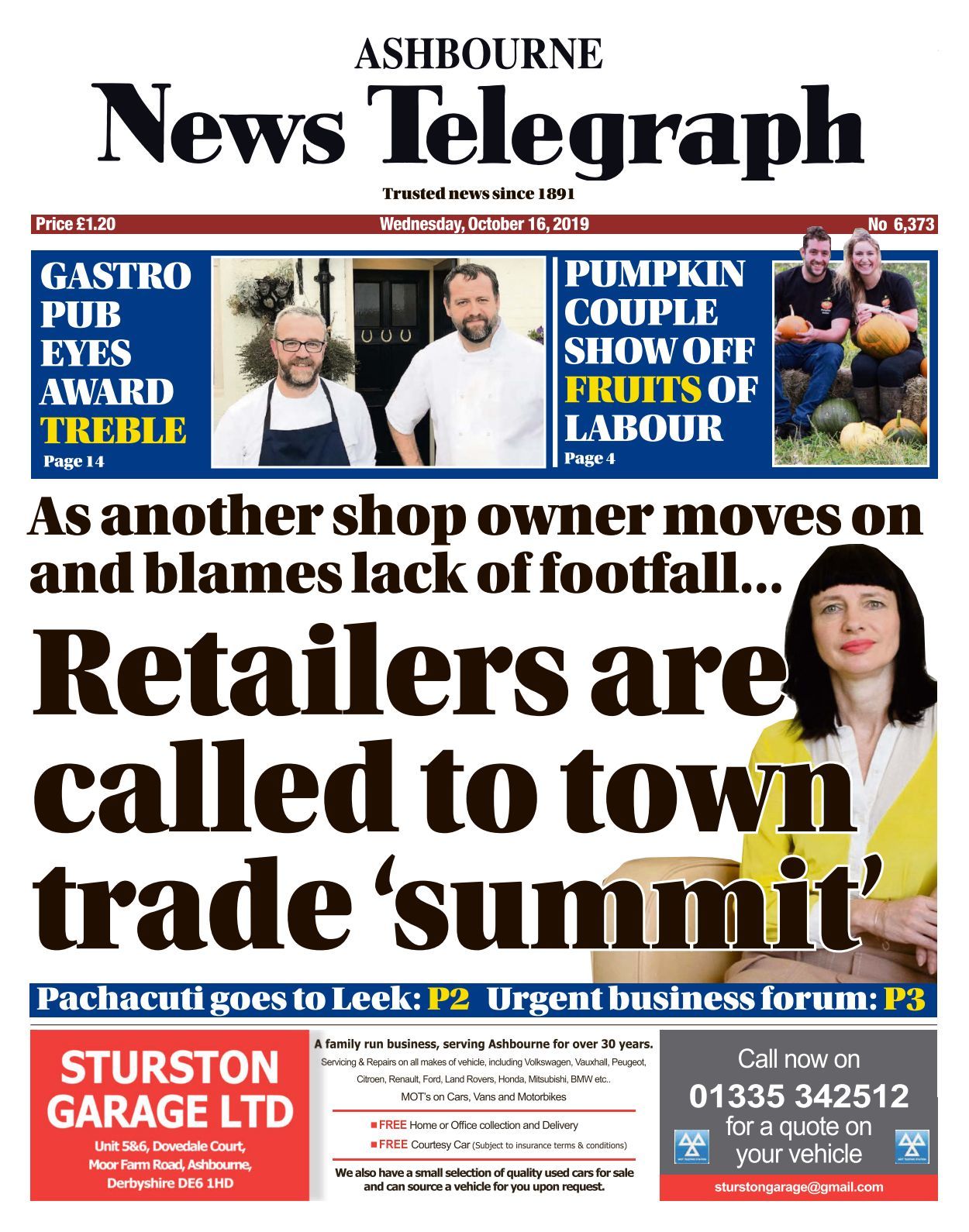 Ashbourne News Telegraph - 2019-10-16